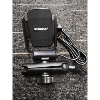 MOTOWOLF V3 CP HOLDER ORIGINAL 100% SIDE MIRROR TYPE / CLAMP TYPE ...