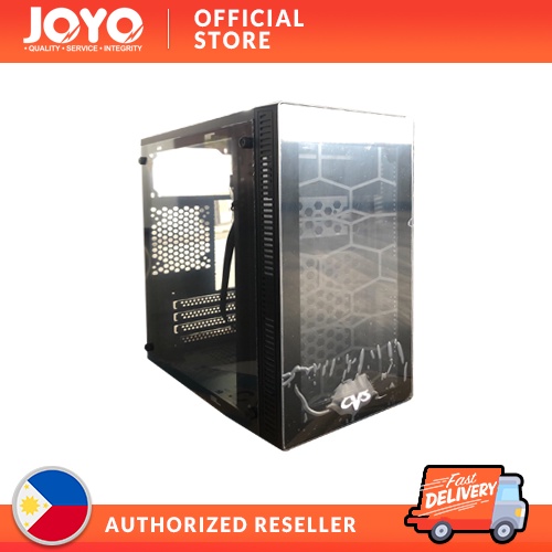 CVS X2604 GAMING COMPUTER CASE WITH TG-SIDE/TG-FRONT/NO PSU & FAN ...