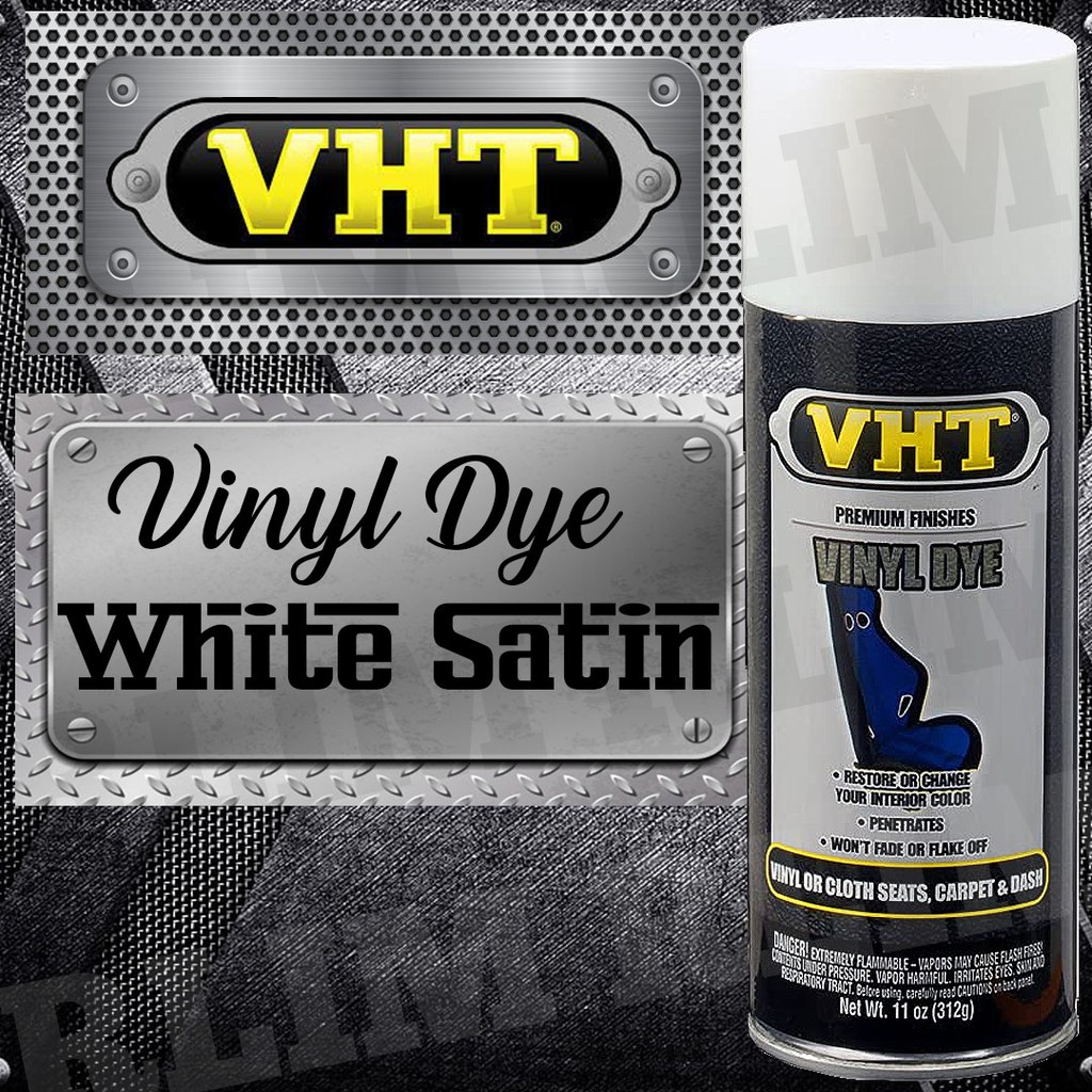 VHT Vinyl Dye WHITE Spray Paint Spraypaint | Shopee Philippines