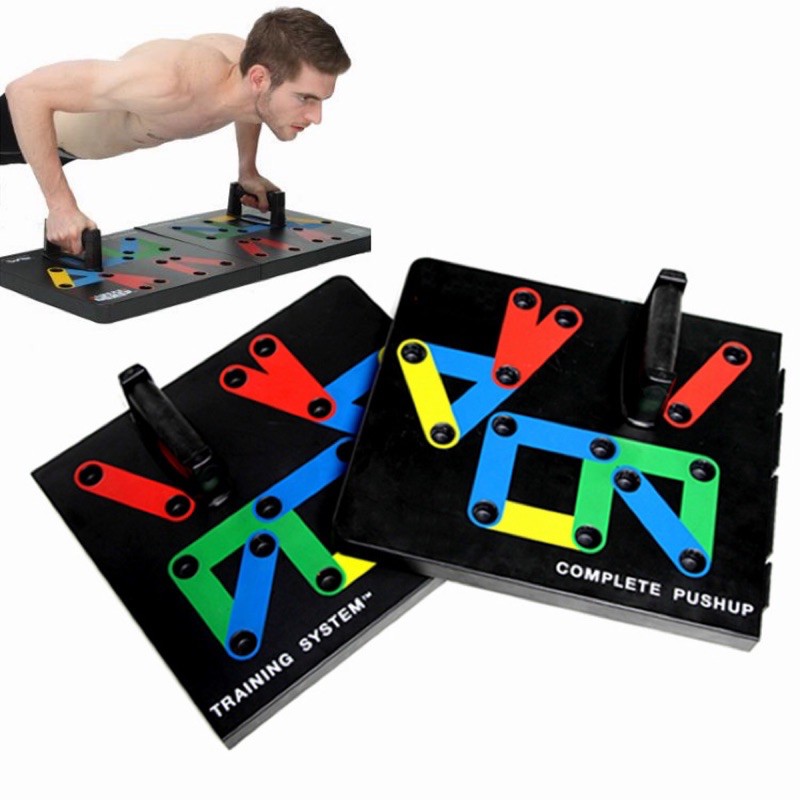 Multi Function Fold Push-up Bracket Board Portable for Home Fitness ...