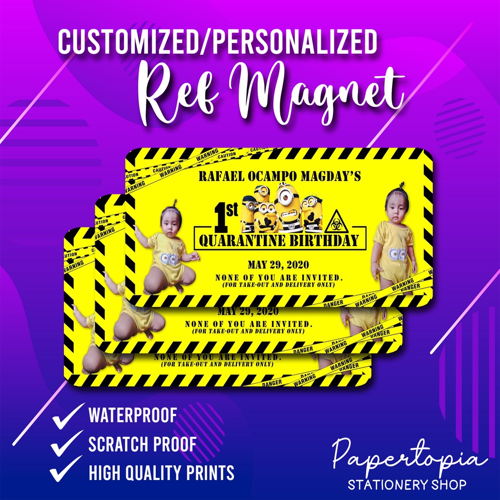 Customized/Personalized Ref Magnet | Shopee Philippines