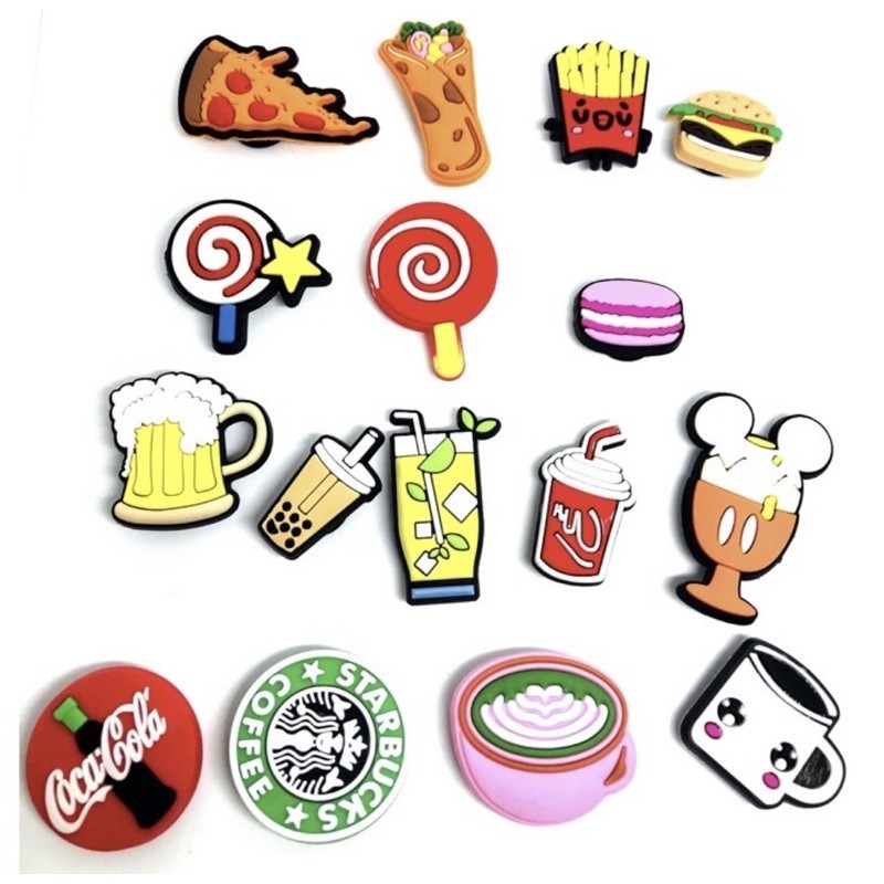 SHOE CHARMS CLOG SHOES PINS CHARMS Shoe Charms Pins for for slippers ...