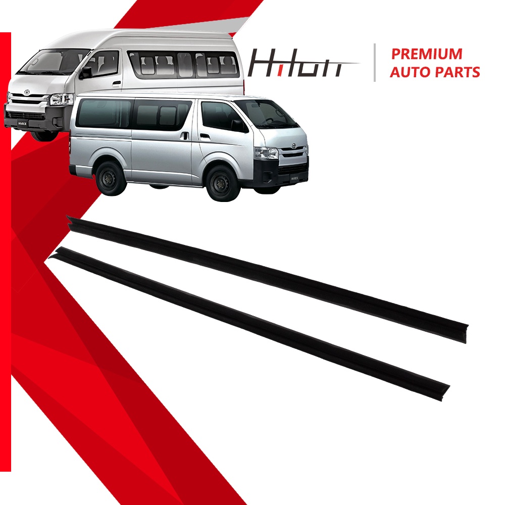 Toyota Hiace KDH200 2005-2018 year front door glass moulding lining ...