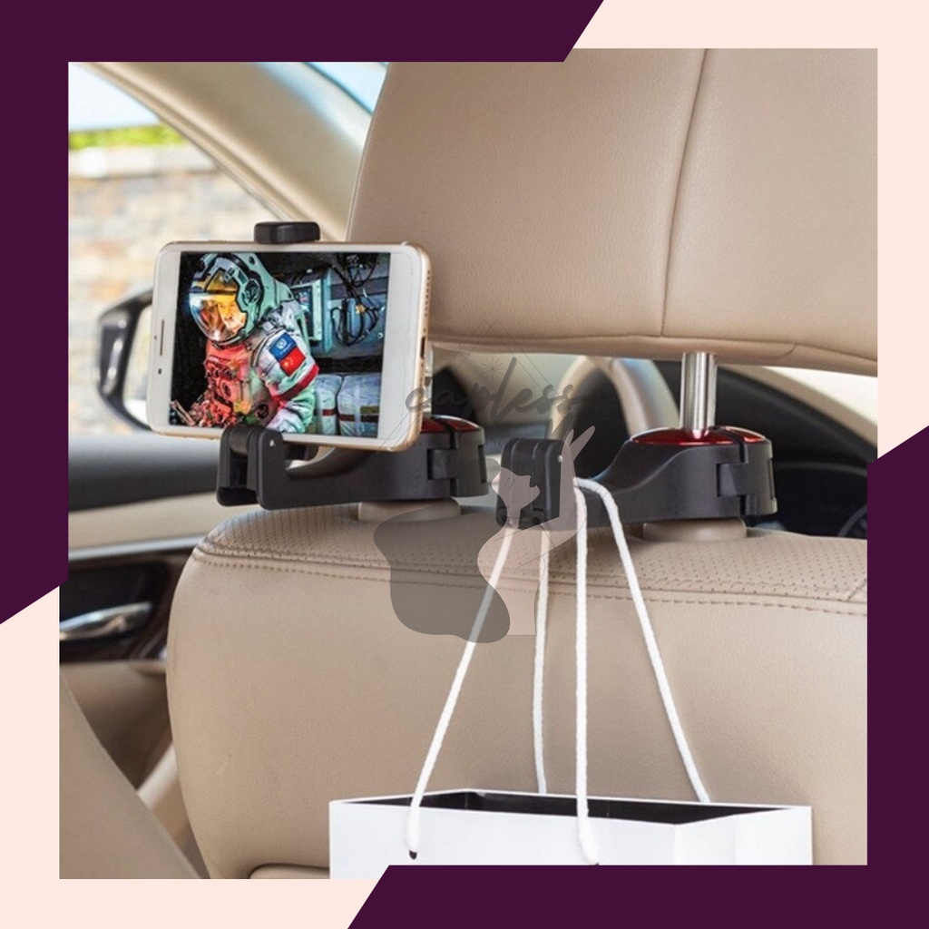 Adjustable Car Headrest Rod Hook Mobile Stand Multifunctional Holder ...