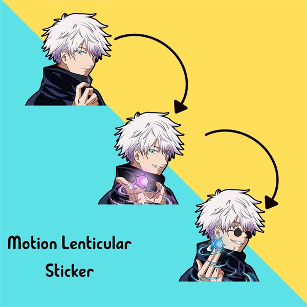 Gojo Moving Sticker Jujutsu Kaisen Motion Sticker Anime Waterproof ...