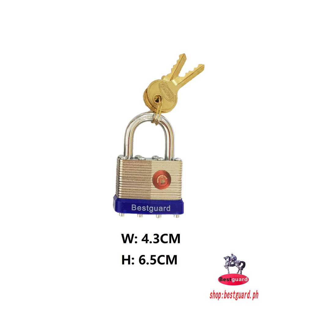 Bestguard A3012 Laminated Padlock 40MM | Shopee Philippines