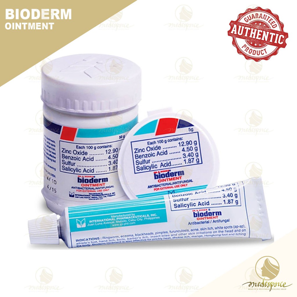 Bioderm Ointment Cream by DR. S. WONG Antifungal/Antibacterial 5g/15g ...