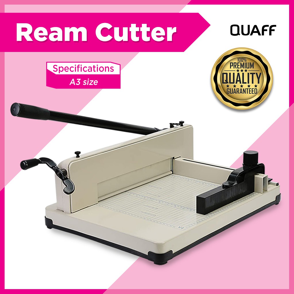 QUAFF Ream Cutter A4 / A3 Size Metal Body Heavy Duty Paper Cutter ...