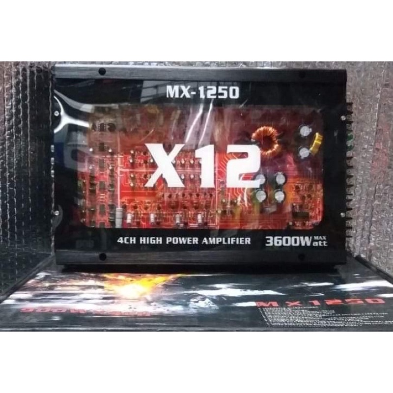 ORIGINAL X12 MX-1250 Amplifier | Shopee Philippines