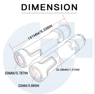 For HONDA Click 125i Click 150i V2 V3 Handlebar Grips Ends Motorcycle ...