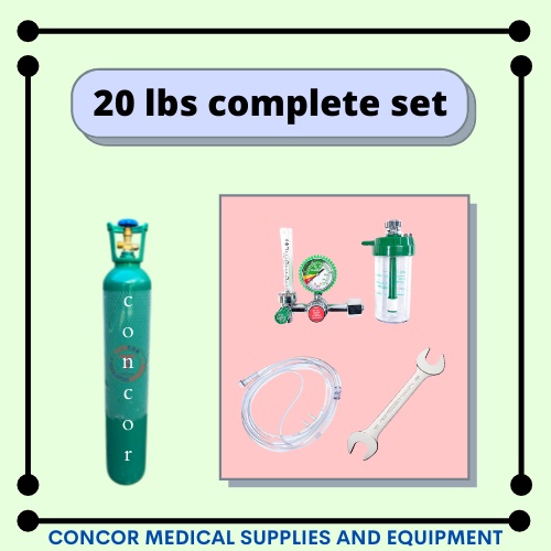 20 lbs Medical Oxygen Tank - Complete Set | Shopee Philippines