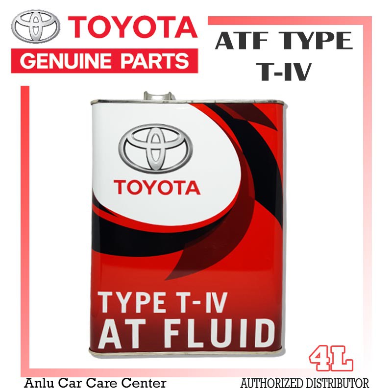 ORIGINAL TOYOTA AUTOMATIC TRANSMISSION FLUID ATF TYPE T-IV 4 LITERS ...