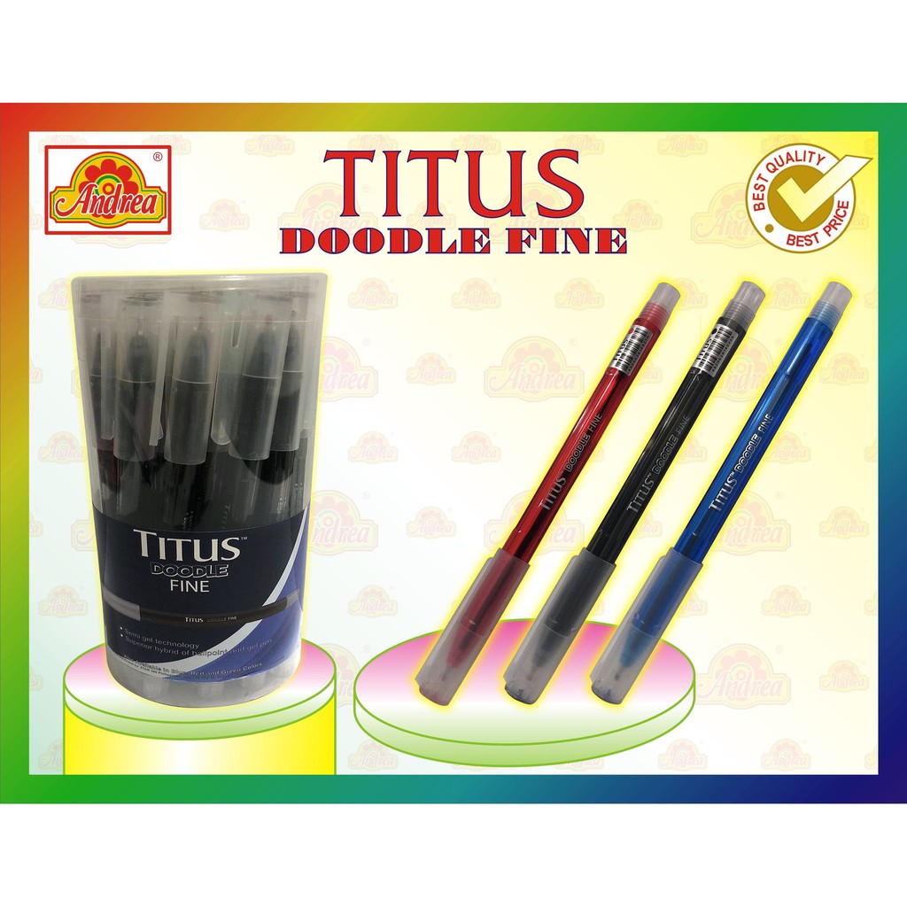 TITUS Doodle Fine PEN 0.5mm SOLD IN PIECES | Shopee Philippines