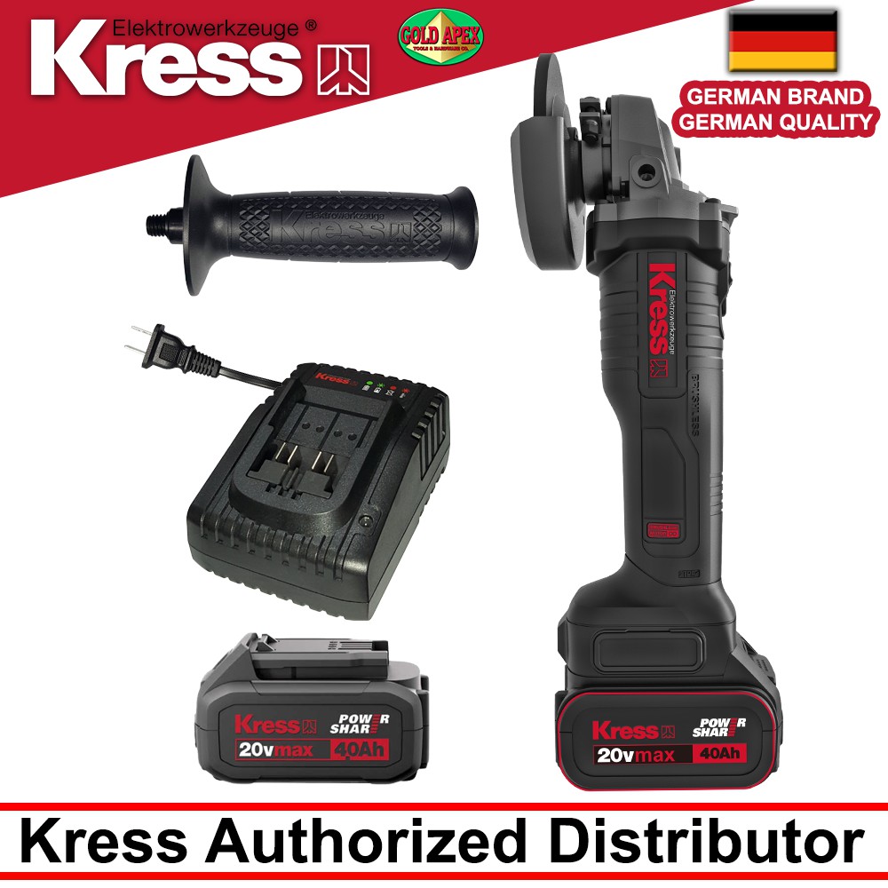 Kress KU800 Brushless Cordless Angle Grinder (20v) | Shopee Philippines
