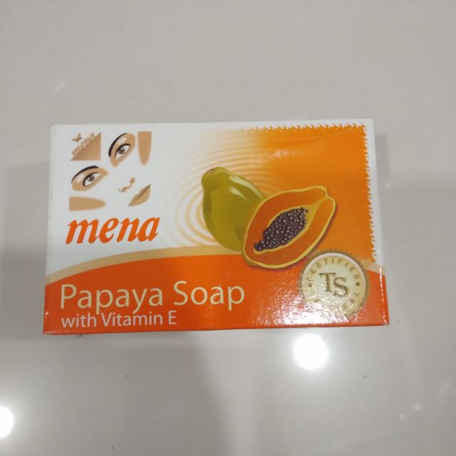 Mena papaya soap with vitamin e soap 150g | Shopee Philippines