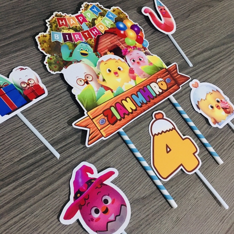 Pat A Pat Como Cake Topper Cake Decor Party Decoration | Shopee Philippines