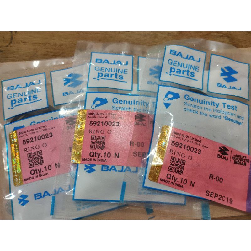ORIGINAL BAJAJ TENSIONER RING - O (BAJAJ/BARAKO) SOLD BY PACK ( 10 PCS ...