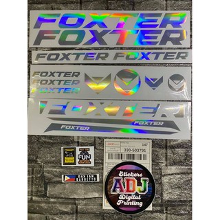 FOXTER Bike Frame Decals Set for MTB SPECIAL COLOR VINYL | Shopee ...