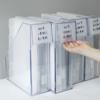 Minimalist Acrylic Slanted Office File Holder Organizer Desk File ...