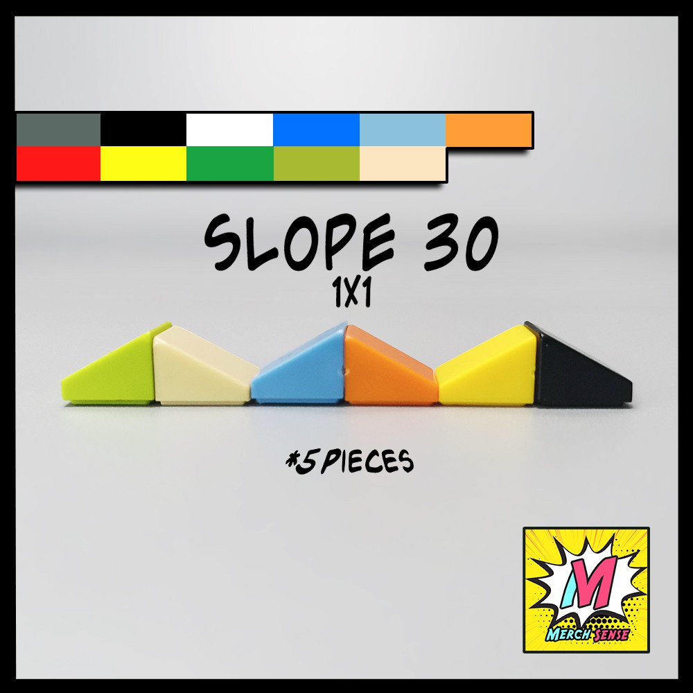 Slope 30 1x1 Brick Building Toy Parts 54200 50746 for Lego | Shopee ...