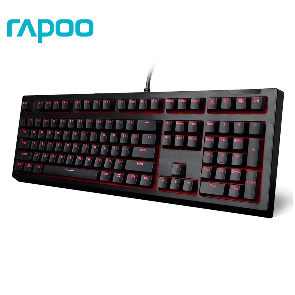 Rapoo V510 Backlit Mechanical Gaming Keyboard | Shopee Philippines