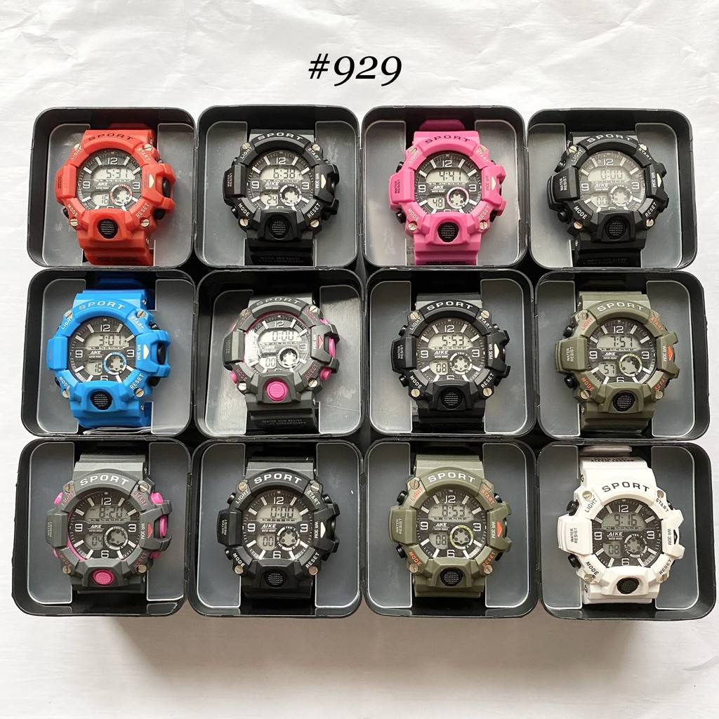 AIKE Waterproof Assorted Men's Watch (12pcs per box) | Shopee Philippines