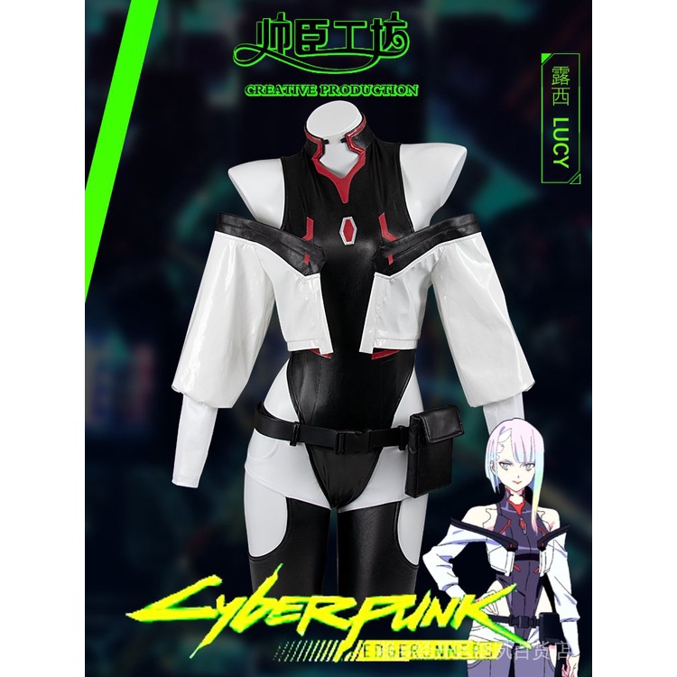 Cyberpunk Lucy cos Edge Walker 2077 Clothes Clothing Runner Wig cospaly ...