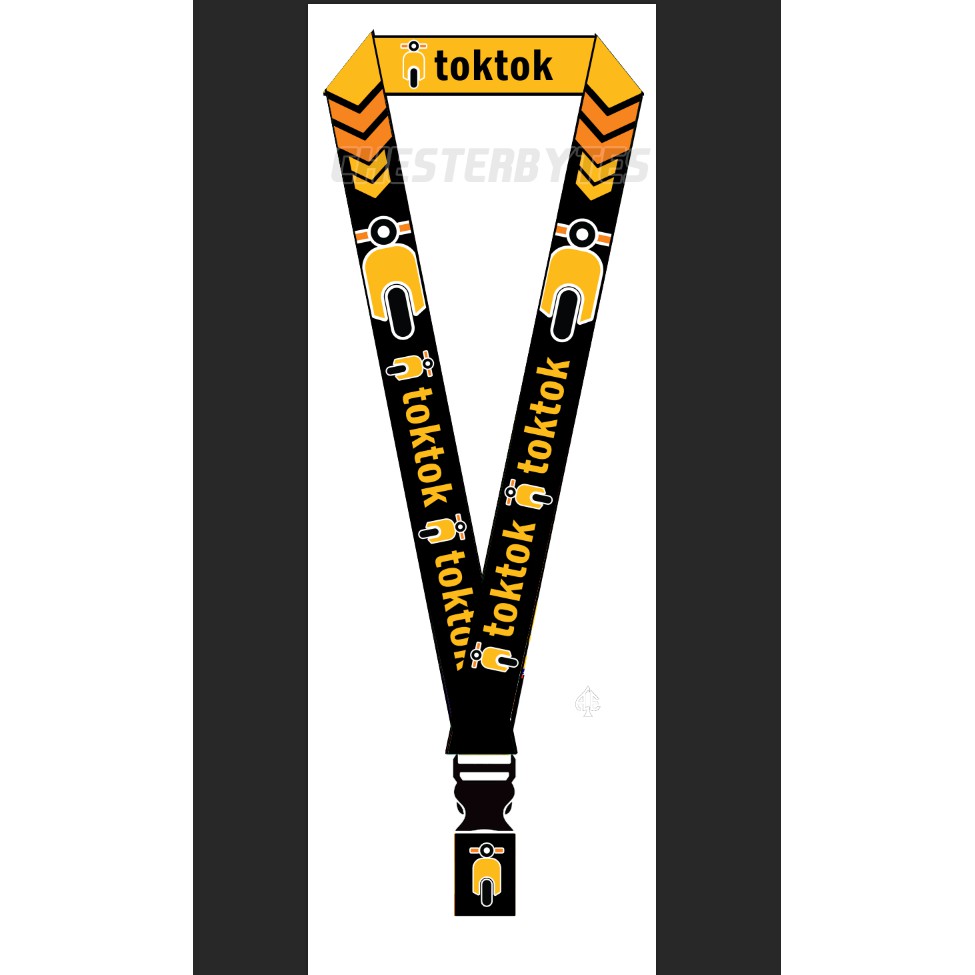 Toktok design lanyard id lace personalized lanyards ID Sling with Ghook ...