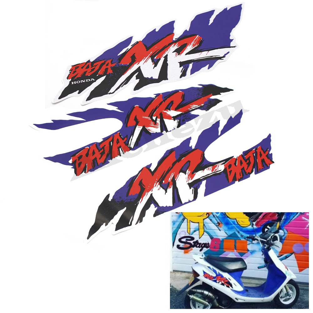 Motorcycle Full Body Fairing Logo Stickers Decals Sticker for Honda DIO ...