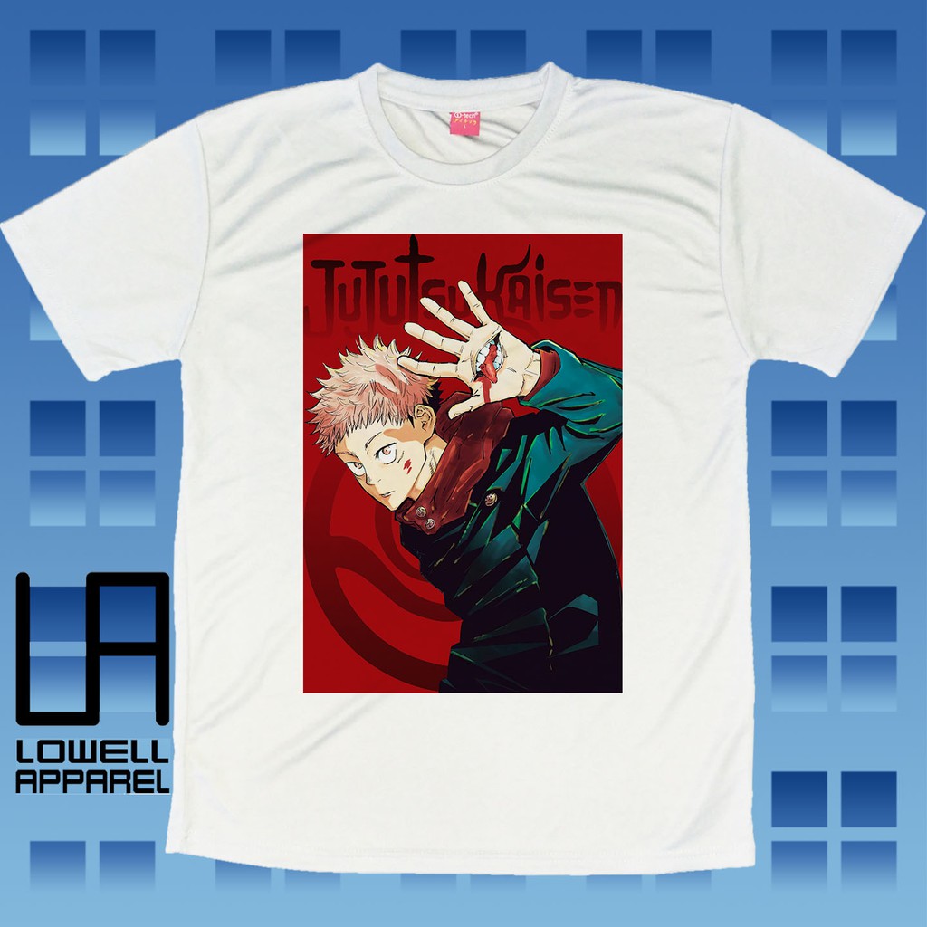 Yuji Itadori Jujutsu Kaisen Anime T-shirt - Unisex - Sublimation - Dri ...
