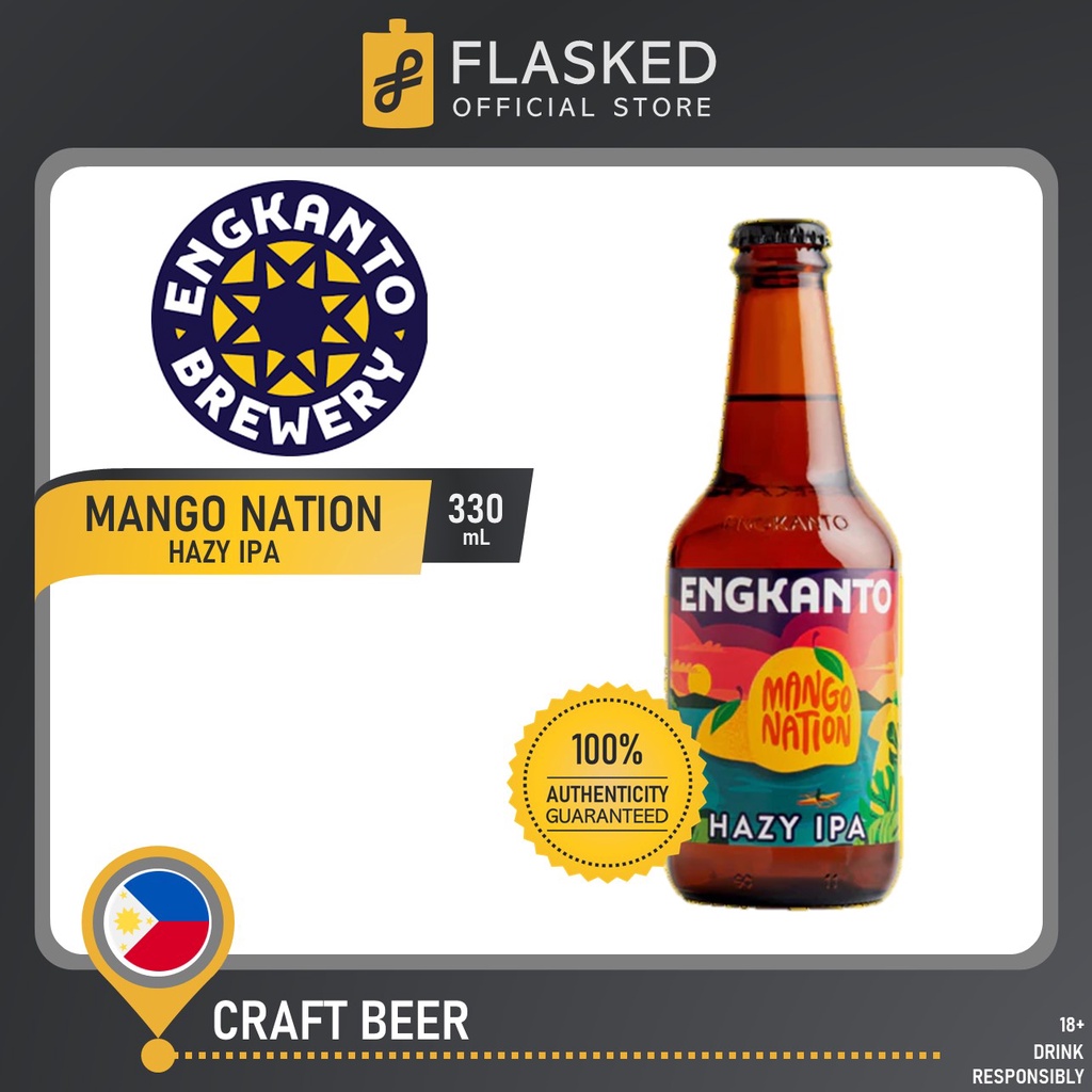 Engkanto Mango Nation - Hazy IPA Beer 330mL | Shopee Philippines