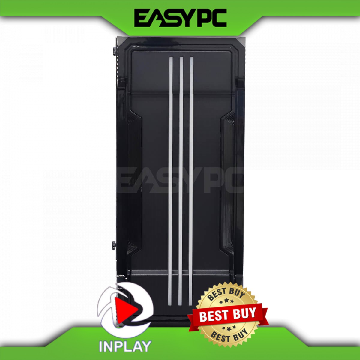 InPlay Esport 02 Mid Tower Gaming Case Black, RGB Light Strip, Cheapest ...