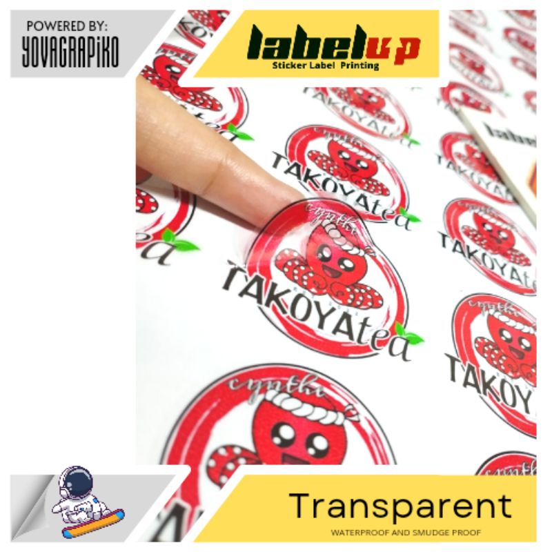 1000pcs Pre Cut Sticker Label - Piso Print - Milk Tea Sticker - Product ...