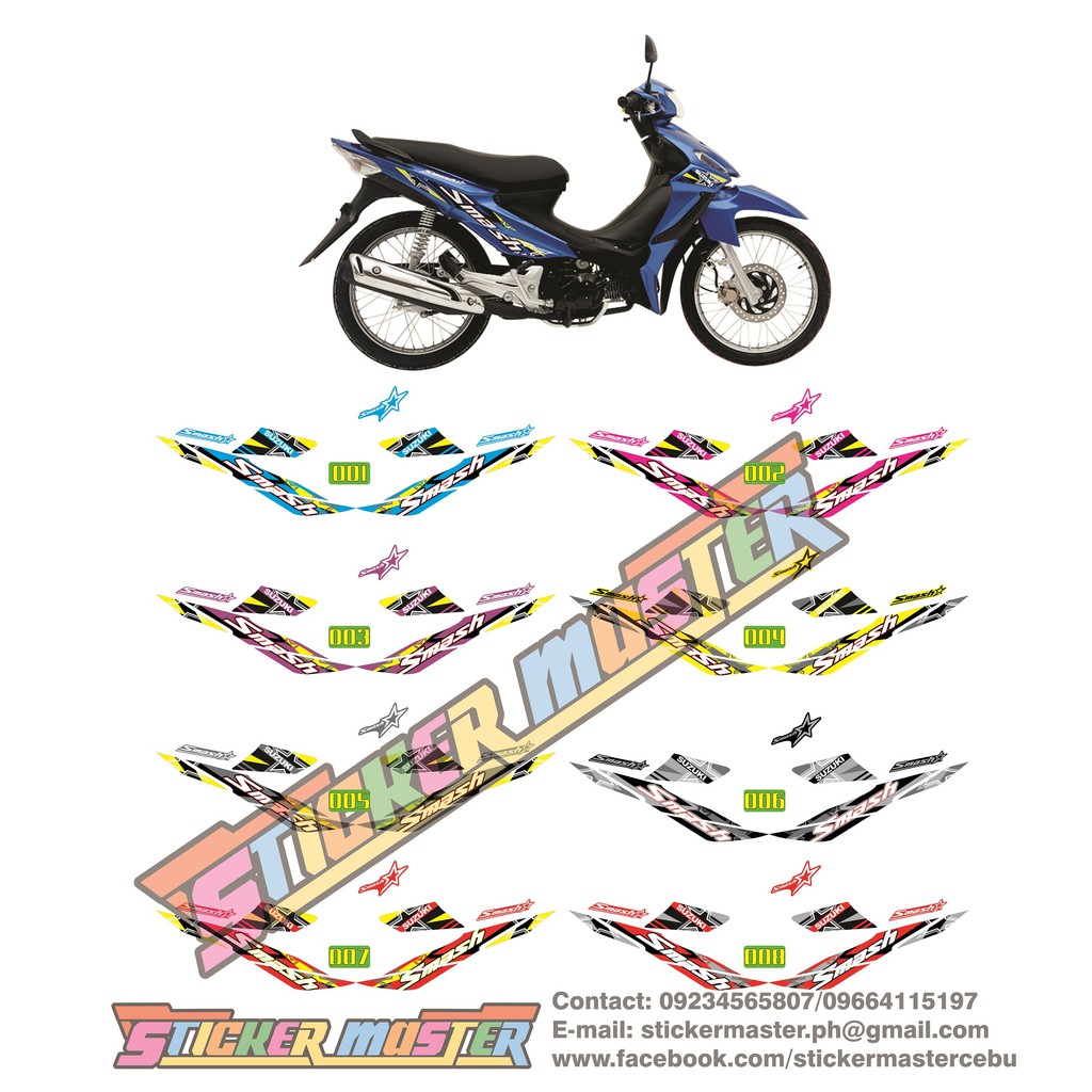 Stock Decals for Smash 2019 | Shopee Philippines