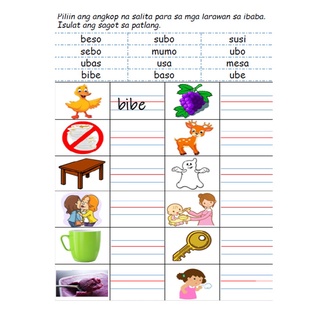 Gabay sa Pagbasa Marungko Booklet 1-5 Teach kids to read in FILIPINO ...