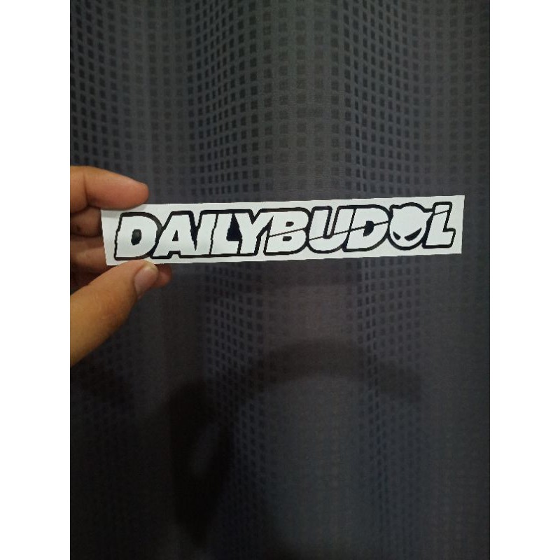 Daily BUDOL sticker style ( car and motor decal ) | Shopee Philippines