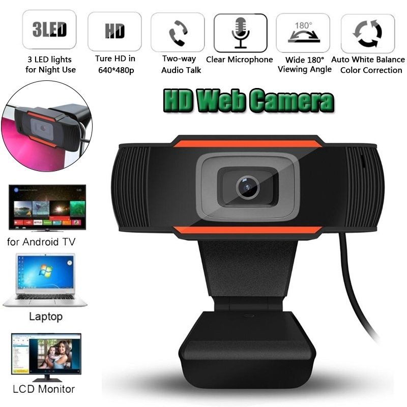 Webcam Full HD 480P 720P 1080P Digital Web Cam With Micphone For Laptop ...