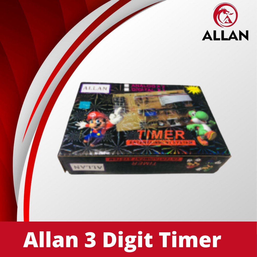 10pcs Allan Pisonet Timer 3 Digit/3 LED Digit Digital Timer single ...
