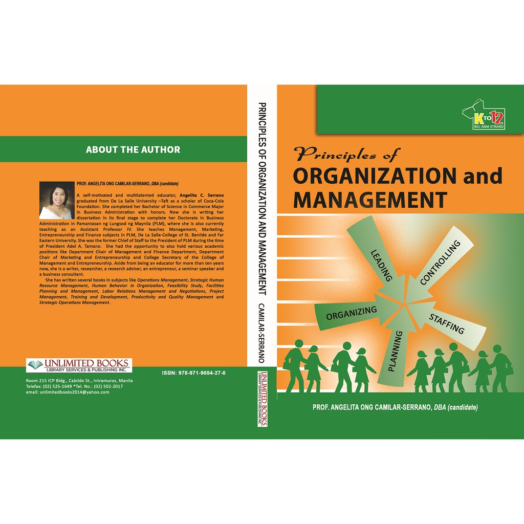 Principles of Organization and Management (2016 EDITION) | Shopee ...