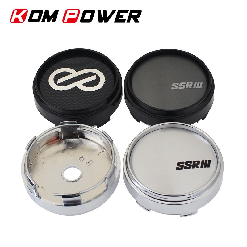 car styling 4pcs ssr racing wheel center cap for rim 66/62mm clip enkei ...