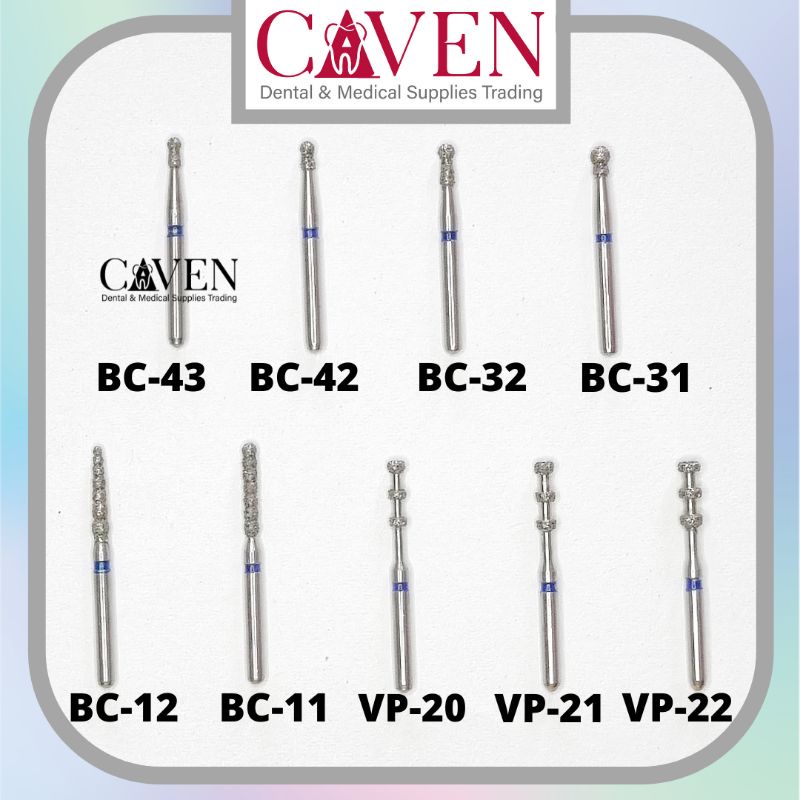Dental Round Burs With Collars Diamond Bur High Speed ISO CE SOLD PER ...