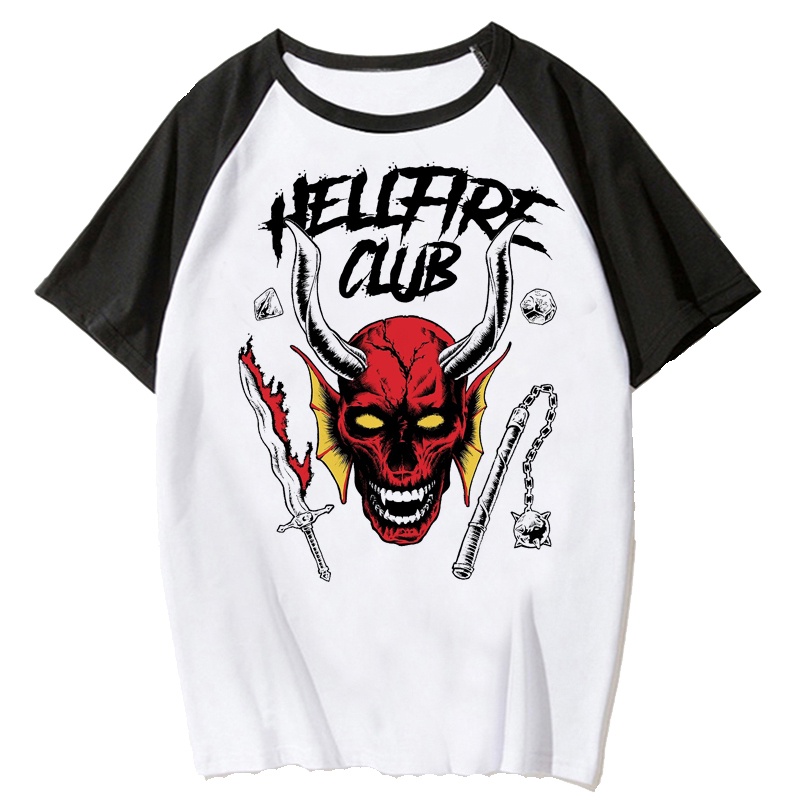 Hellfire Club t-shirt top tees men couple clothes kawaii vintage 2022 ...