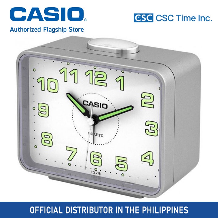 Casio Table Top Travel Alarm Clock (TQ-218-8DF) | Shopee Philippines