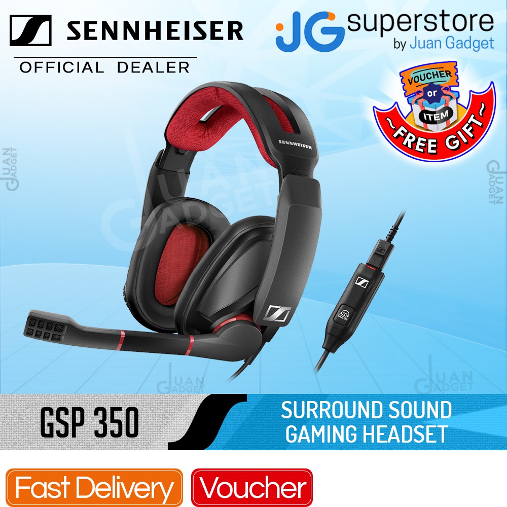 Sennheiser GSP 350 PC Gaming Headset with Dolby 7.1 Surround Sound | JG ...