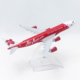 Air Asia A340 Aircraft Model Malaysia Airbus 340 Diecast Metal Plane ...