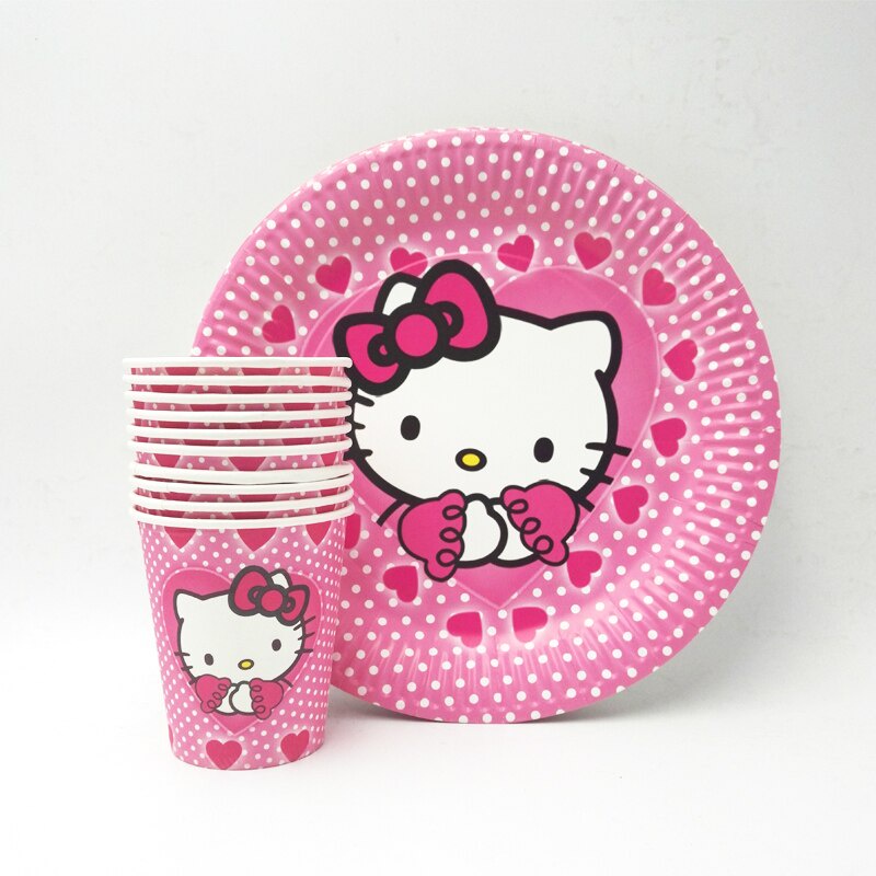 HELLO KITTY PAPER PLATE (10pcs in 1pack) | Shopee Philippines