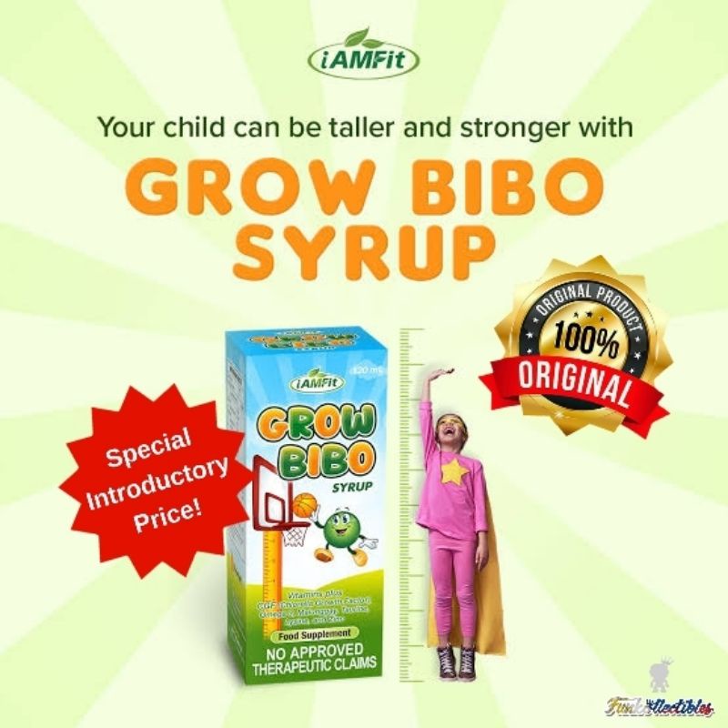 SALE! PAMPATANGKAD at PAMPATALINO: IAmFit Grow Bibo Syrup 120ml Food ...