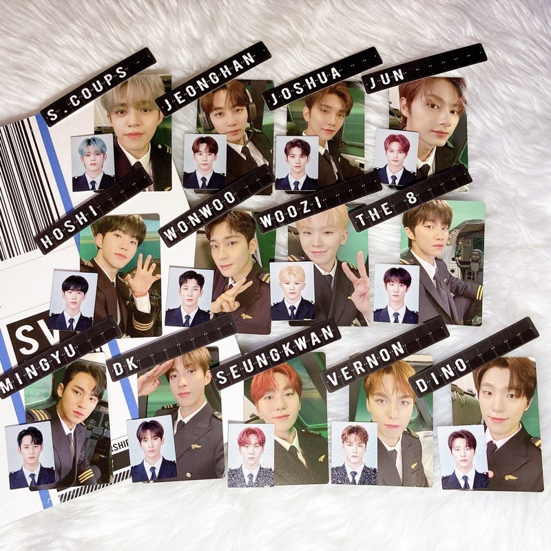 Official 5th gen Carat Kit Seventeen Fan Club Member Photocard Tingi ...