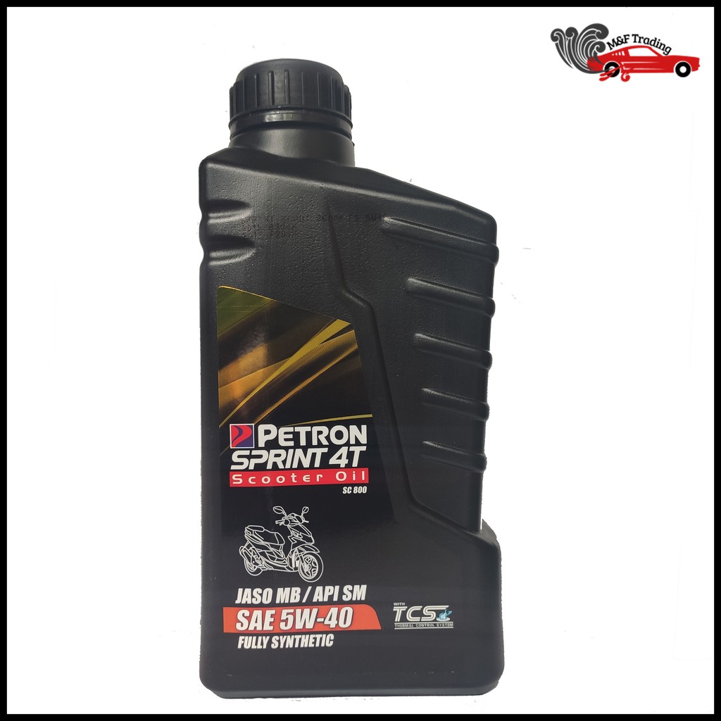 Petron Sprint 4T SC 800 Scooter Oil Fully Synthetic SAE 5W40 (1L ...