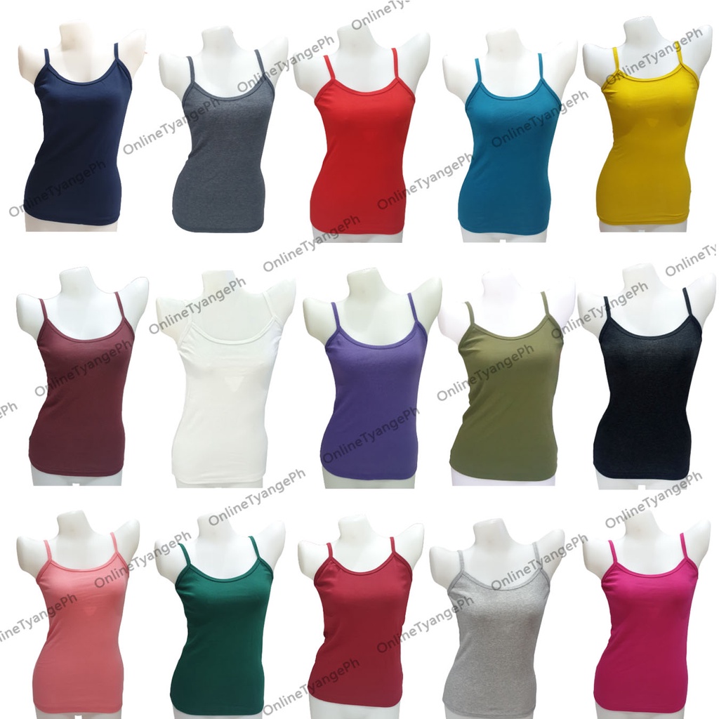 OnlineTyangePh SPAGHETTI STRAP SANDO FOR WOMEN fits S-L and PLUS SIZE ...